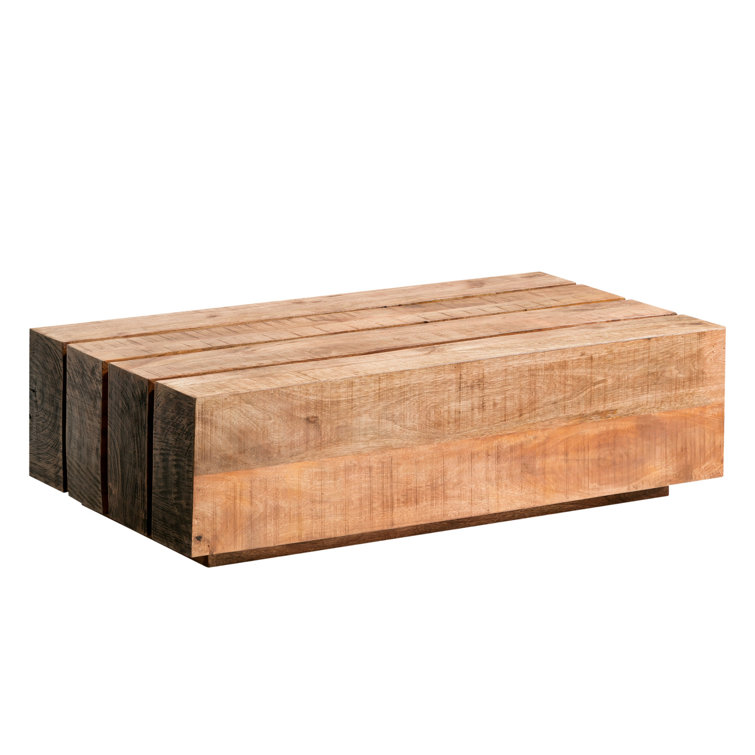 Alpen Home Blais Solid Wood Block Coffee Table | Wayfair.co.uk